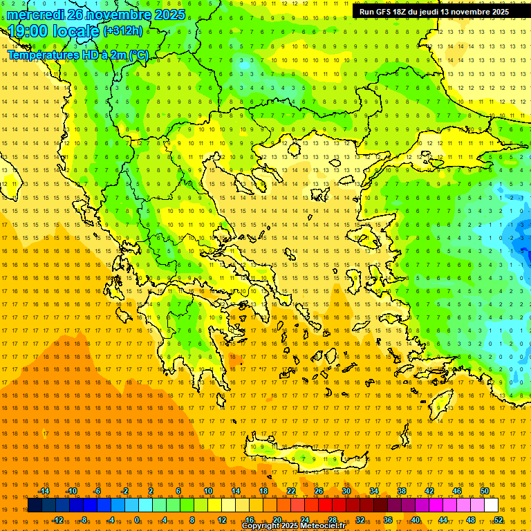 Meteociel.fr - Archives du modèle GFS pour la Grèce, résolution 0.25 degré